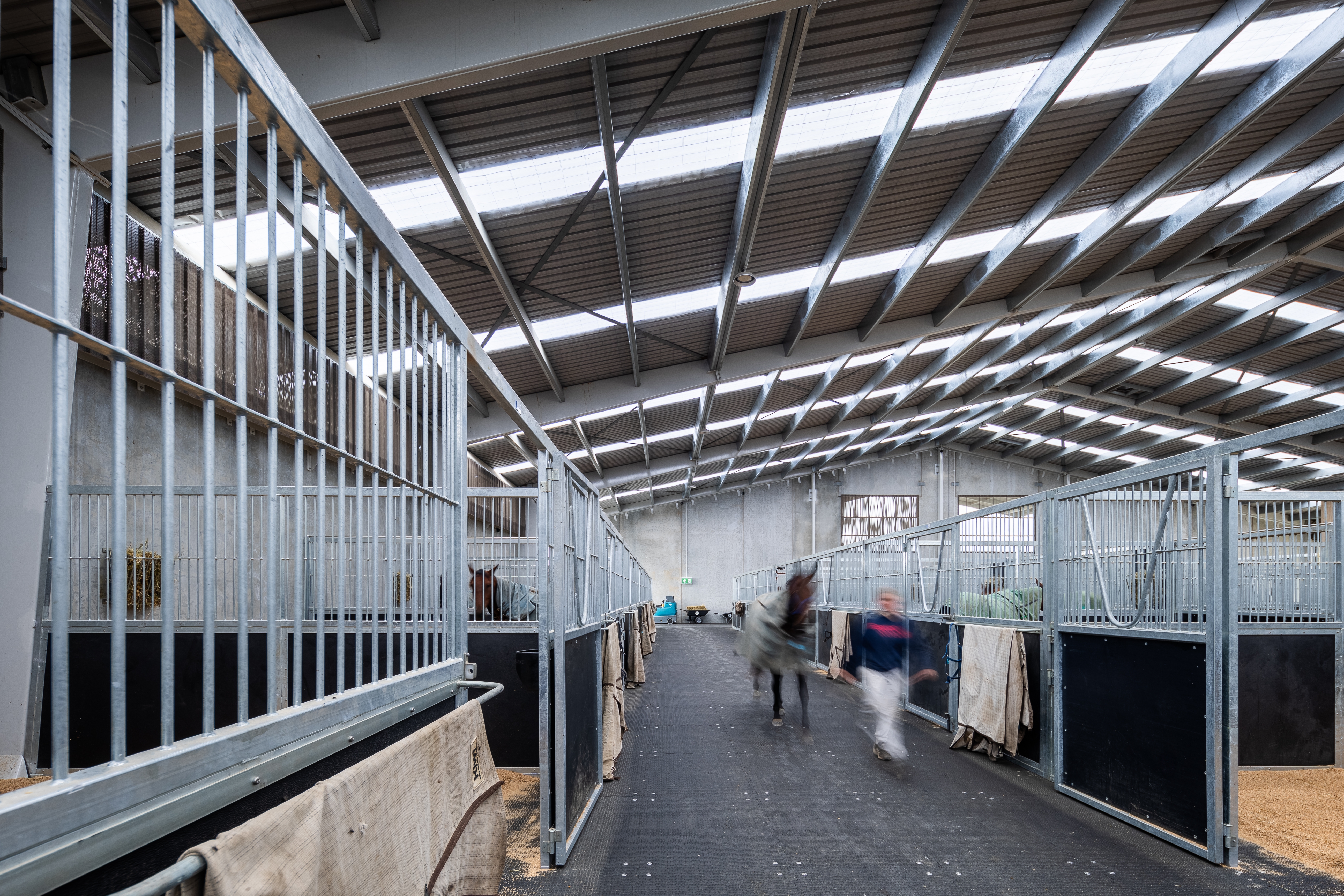 Horse Stables Construction With Steel Framing - Corcon