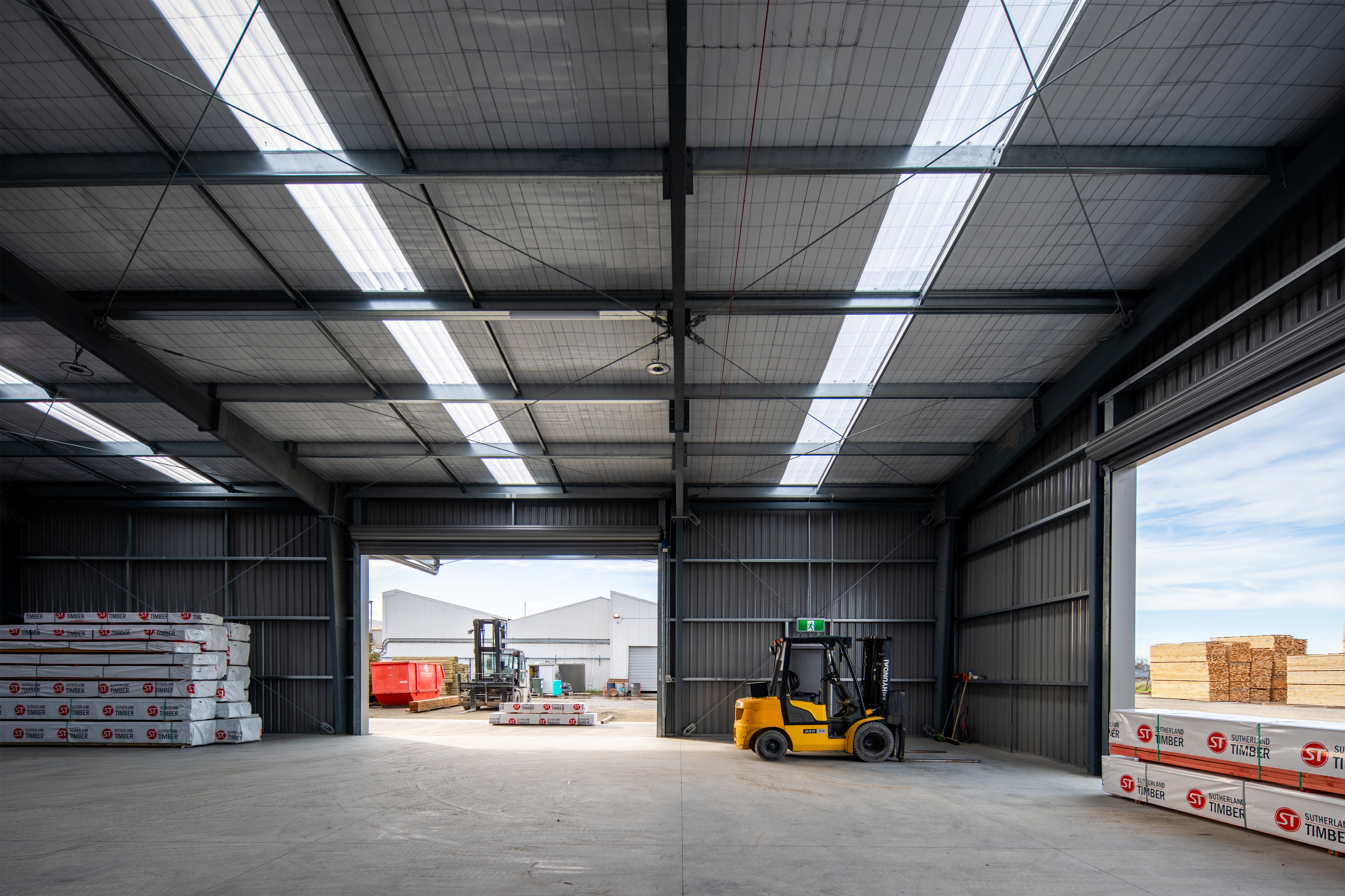 Building Timber Processing Facilities - Warehouse Construction - Corcon