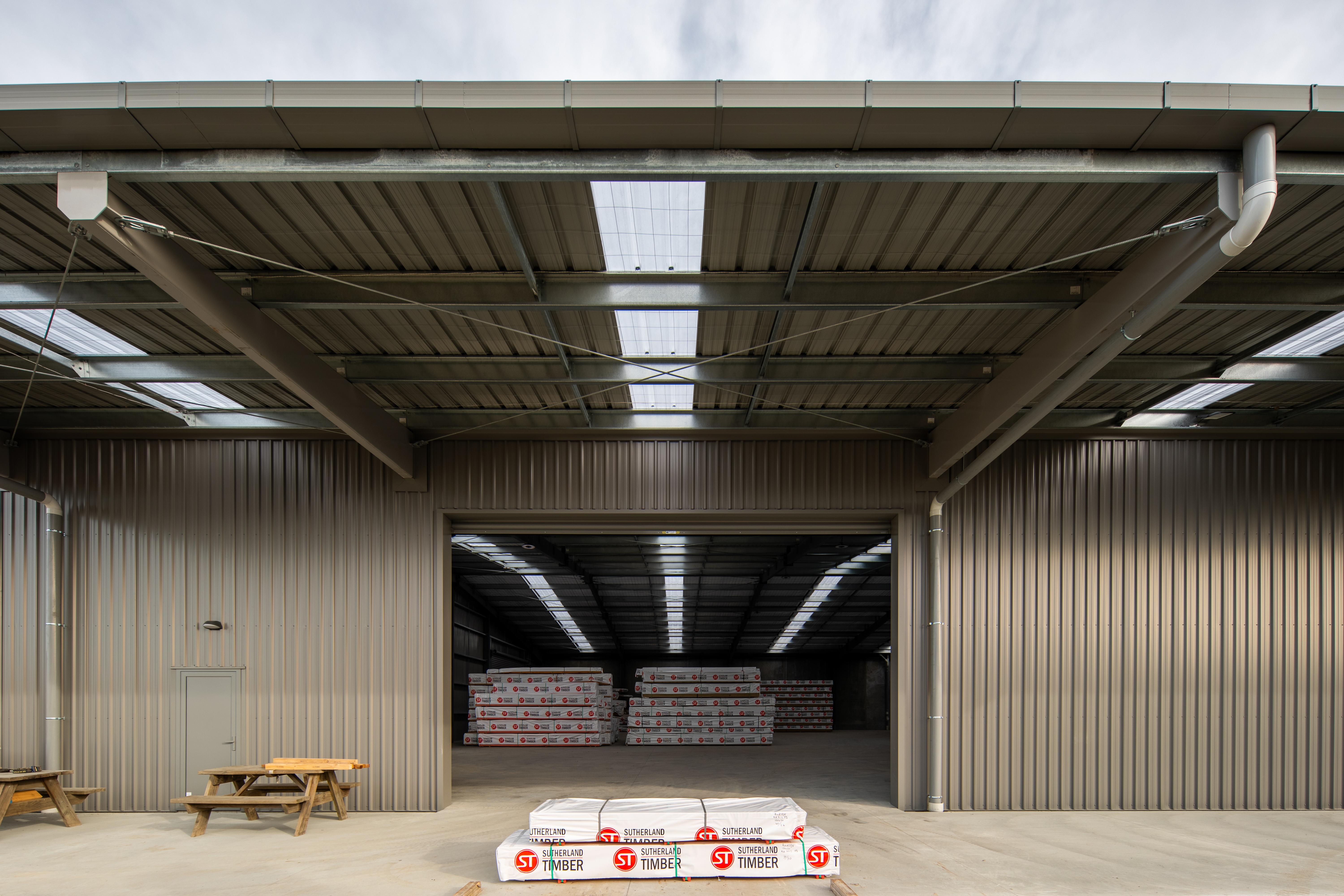 Building Timber Processing Facilities - Warehouse Construction - Corcon